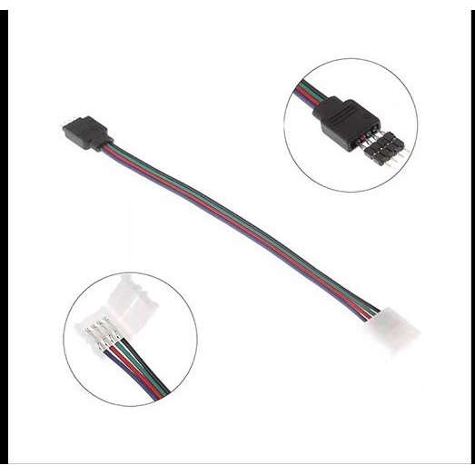 A+R 4 pin RGB Connector Male Wire Cable For RGB led strip 4 pin led ... A+R 4 pin RGB Connector Male Wire Cable For RGB led strip 4 pin led ...