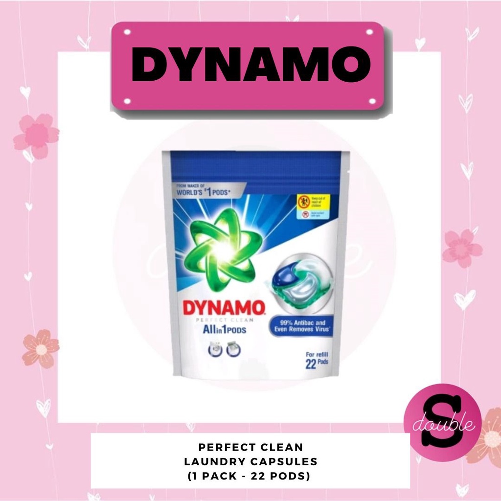 Dynamo Perfect Clean Laundry Pods 22s | Shopee Singapore