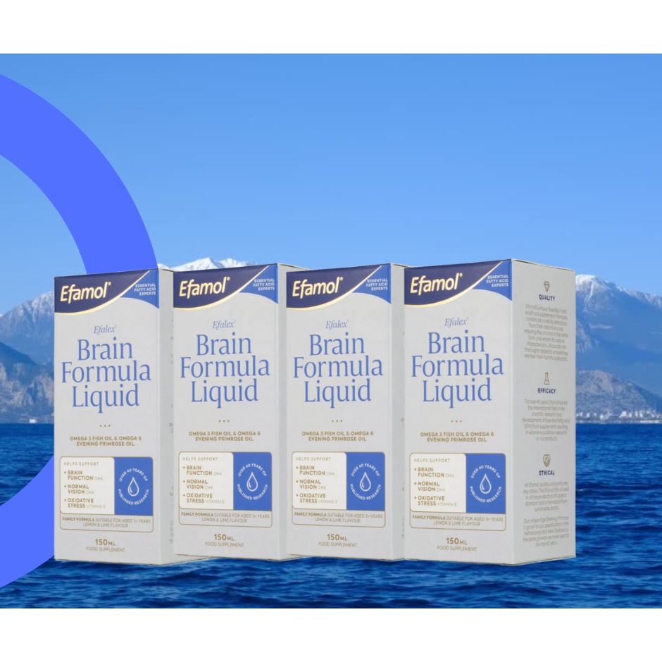 (Bundle Value of 4) Efamol Efalex Brain Formula Liquid 150ml (Expiry ...