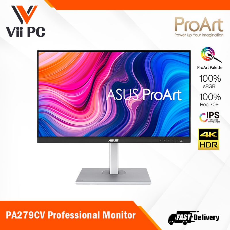 ASUS ProArt Display PA279CV Professional Monitor - 27-inch, IPS, 4K UHD ...