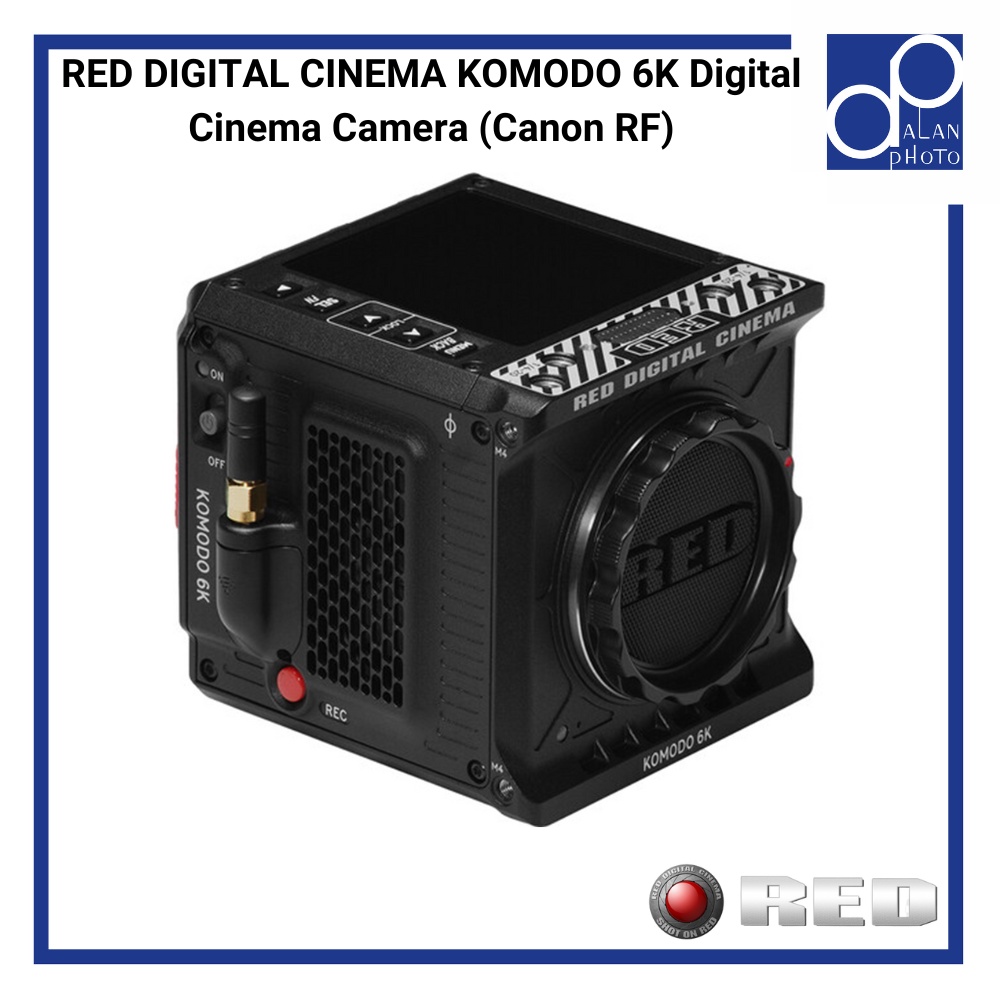 RED DIGITAL CINEMA KOMODO 6K Digital Cinema Camera (Canon RF) | Shopee ...
