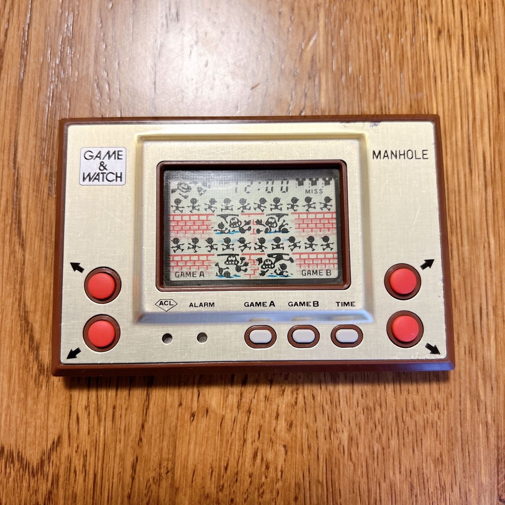NINTENDO GAME AND & WATCH Manhole 1981 Direct From Japan Very Rare ...