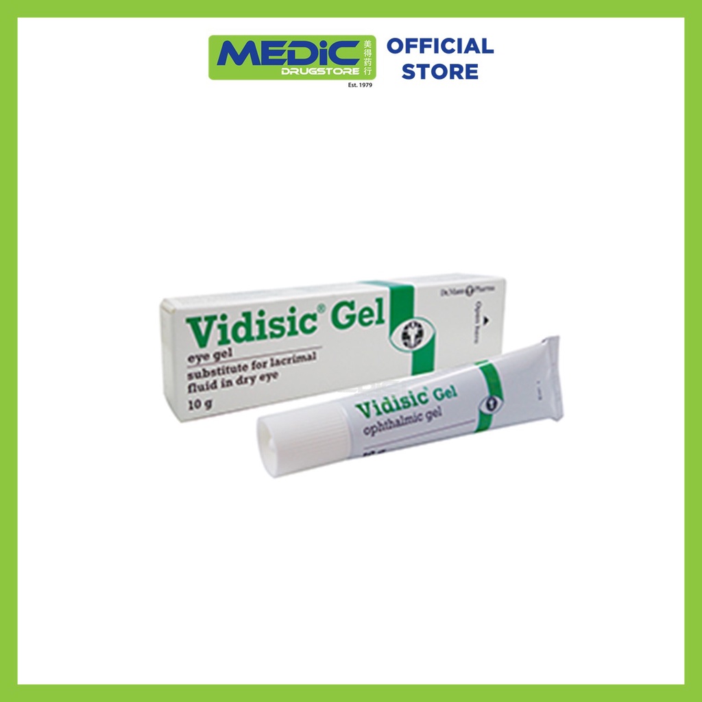 [Bundle of 3] Bausch and Lomb Vidisic Gel 10g - By Medic Drugstore | Shopee Singapore