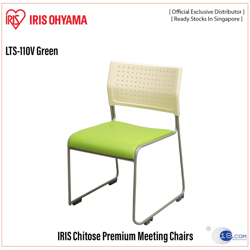 IRIS Ohyama | Japan Chitose LTS Meeting Chair Blue/Green | LTS-110V ...
