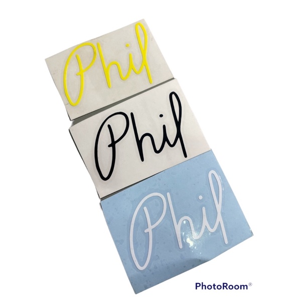Phil Premium Quality waterproof no background racing die cut vinyl ...