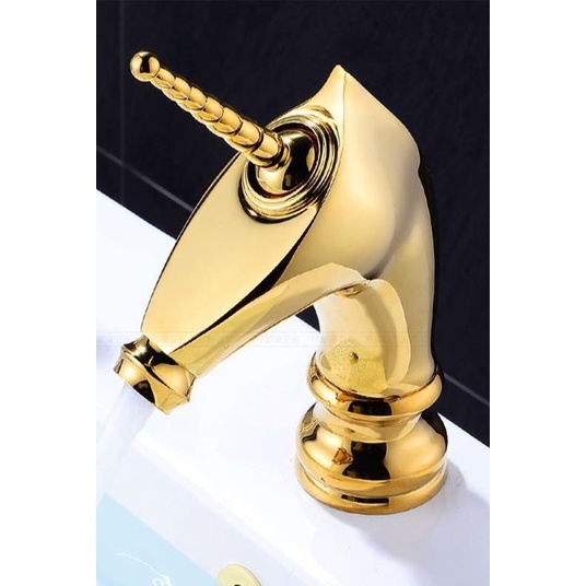 UNICORN Innovative Luxury Brass Copper Artistic Classical Hot And Cold ...