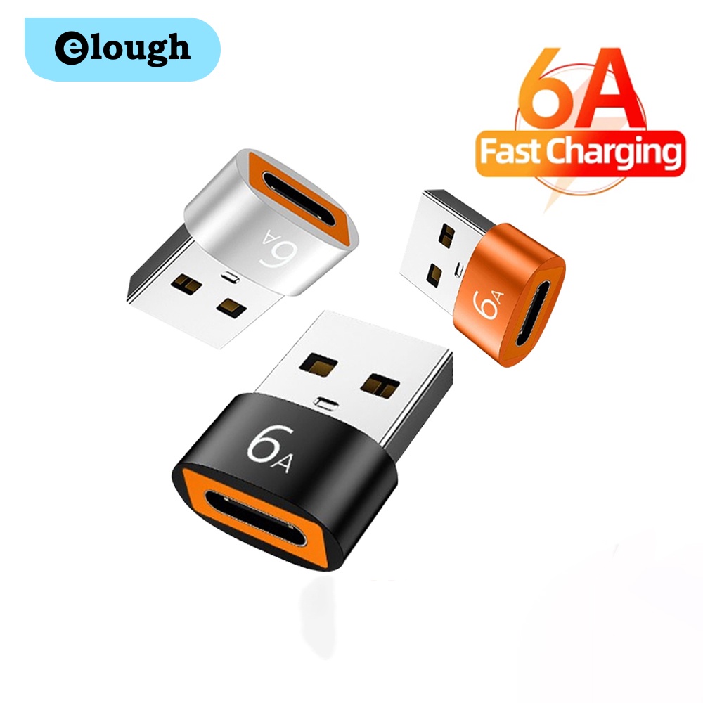 Elough USB C 3.0 Type-C OTG Adapter Type C Female to USB Male Converter ...