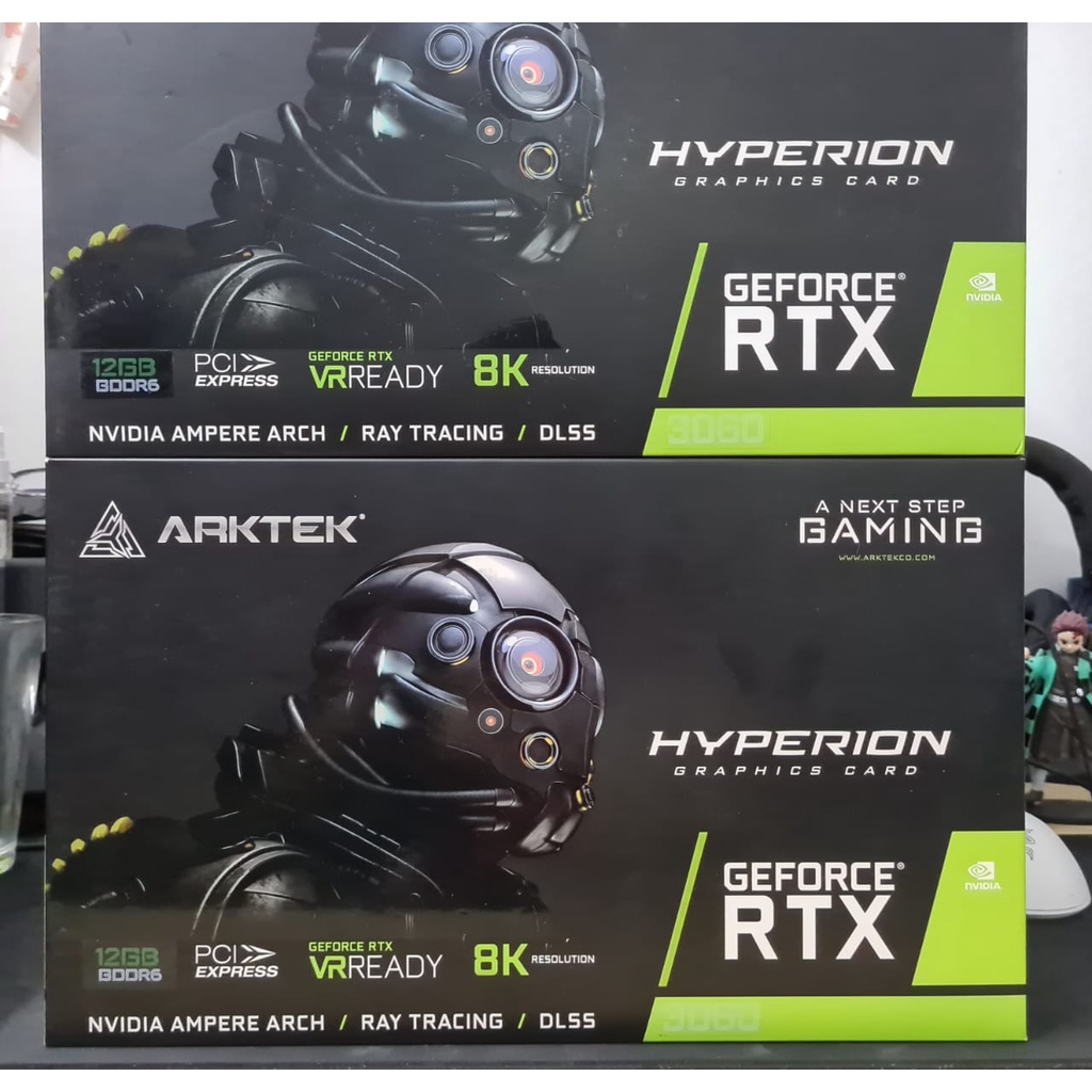 Arktek Nvidia Graphics Card GEFORCE RTX 3060 GPU RTX3060 HYPERION NVIDIA AMPERE ARCH RAY TRACING ...