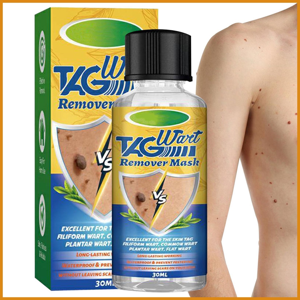 Wart Remover Liquid Fast-Acting Flat Wart Removal Treat Skin Tags ...