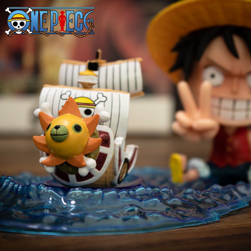 One Piece Mini Boat Action Figure Going Merry Thousand Sunny Display ...