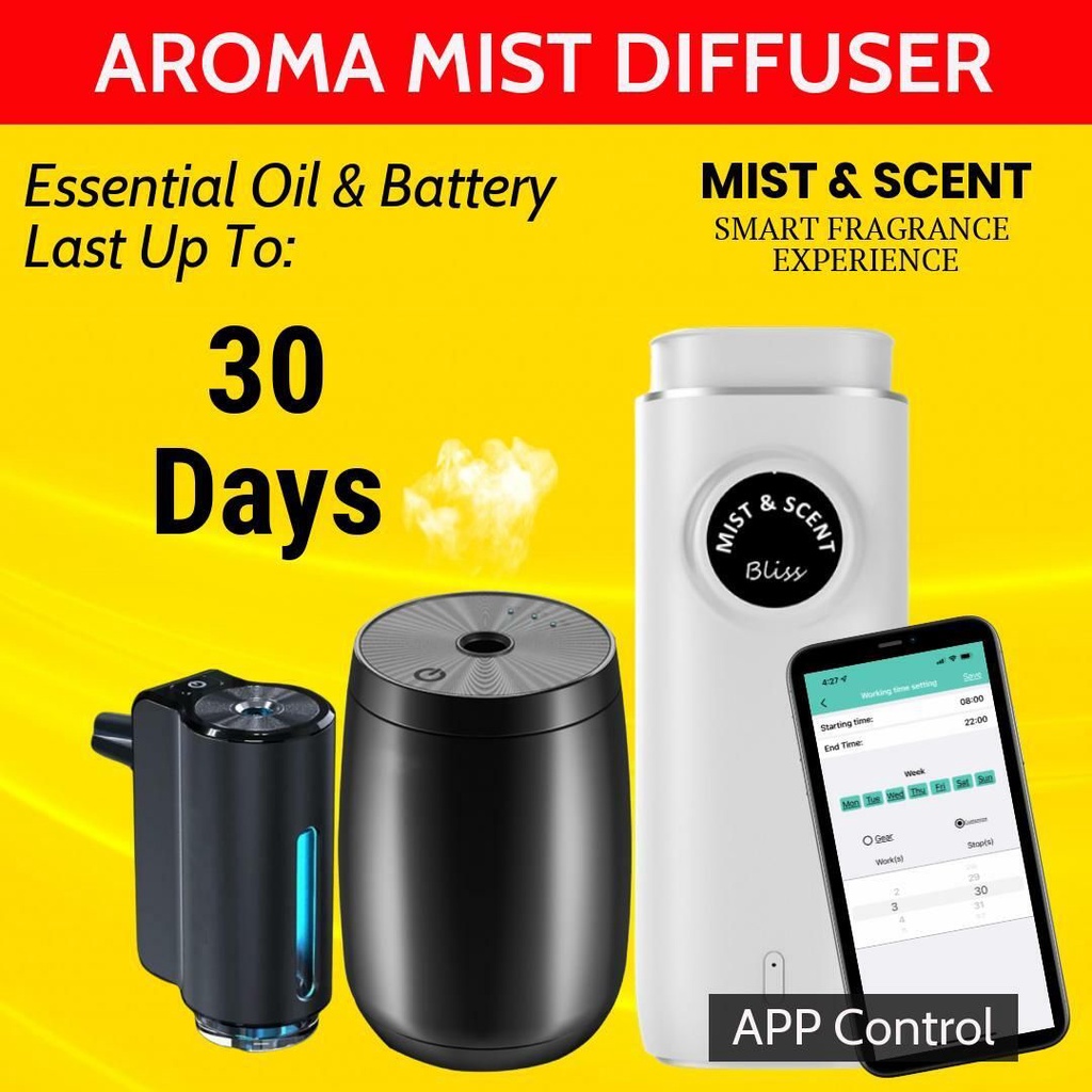 Mist & Scent Aroma Diffuser | Shopee Singapore