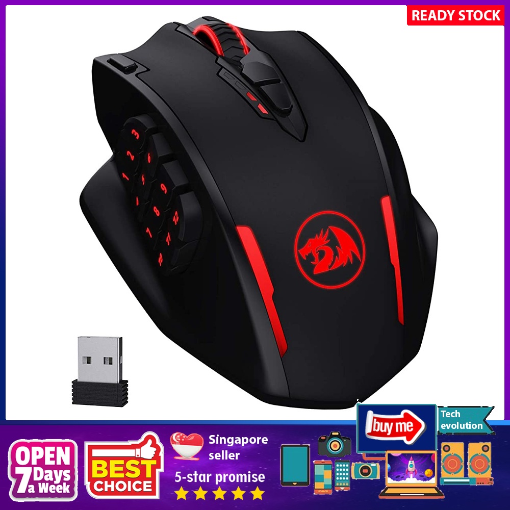 [keep] Redragon M913 Impact Elite Wireless Gaming Mouse, 16000 DPI ...