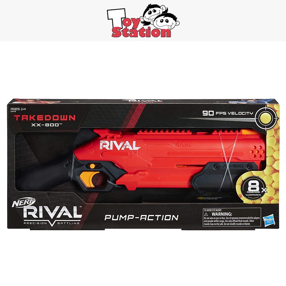 Hasbro NERF Rival Takedown XX-800 (Red) Blaster | Shopee Singapore