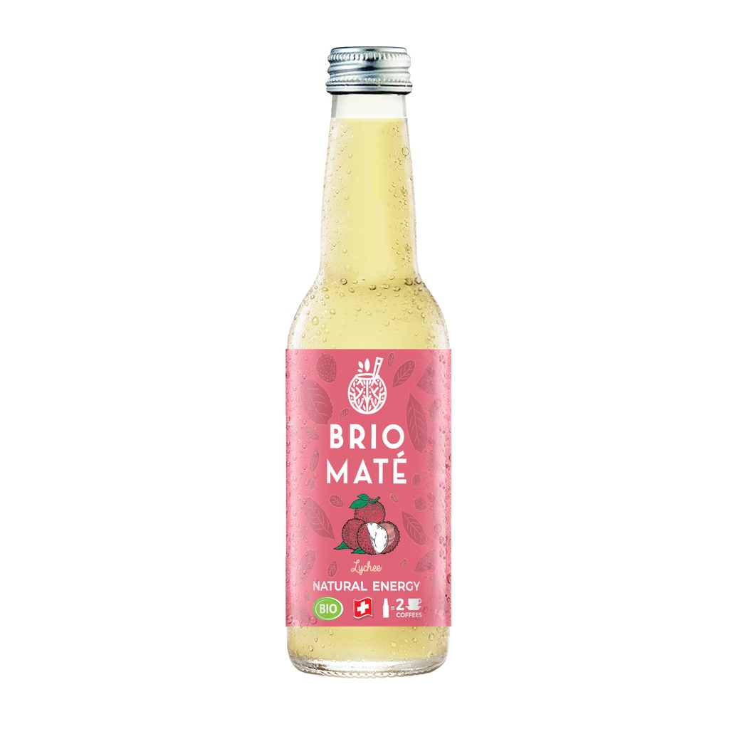 Brio Mate Lychee - Low sugar, long lasting energy drink | Shopee Singapore