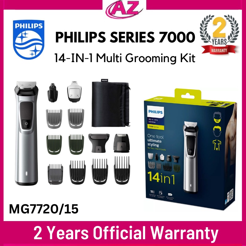 Philips MG7720 /15 14-In-1 Multigroom Trimmer | Philips MG5720/15 9-In ...