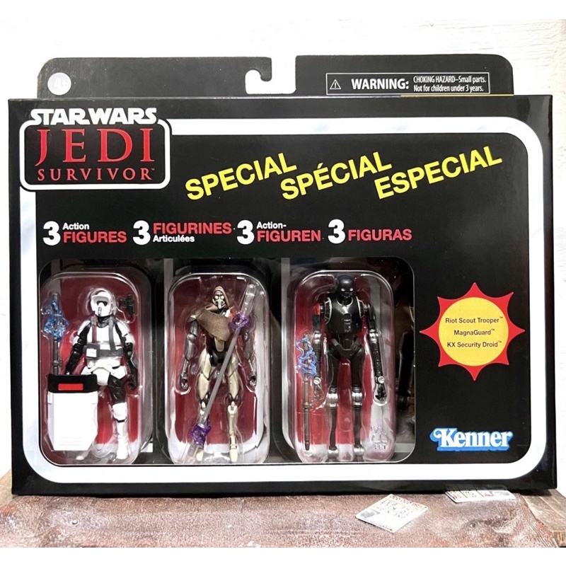 Hasbro Star Wars TVC The Vintage Collection 3.75 Jedi Survivor Pack ...