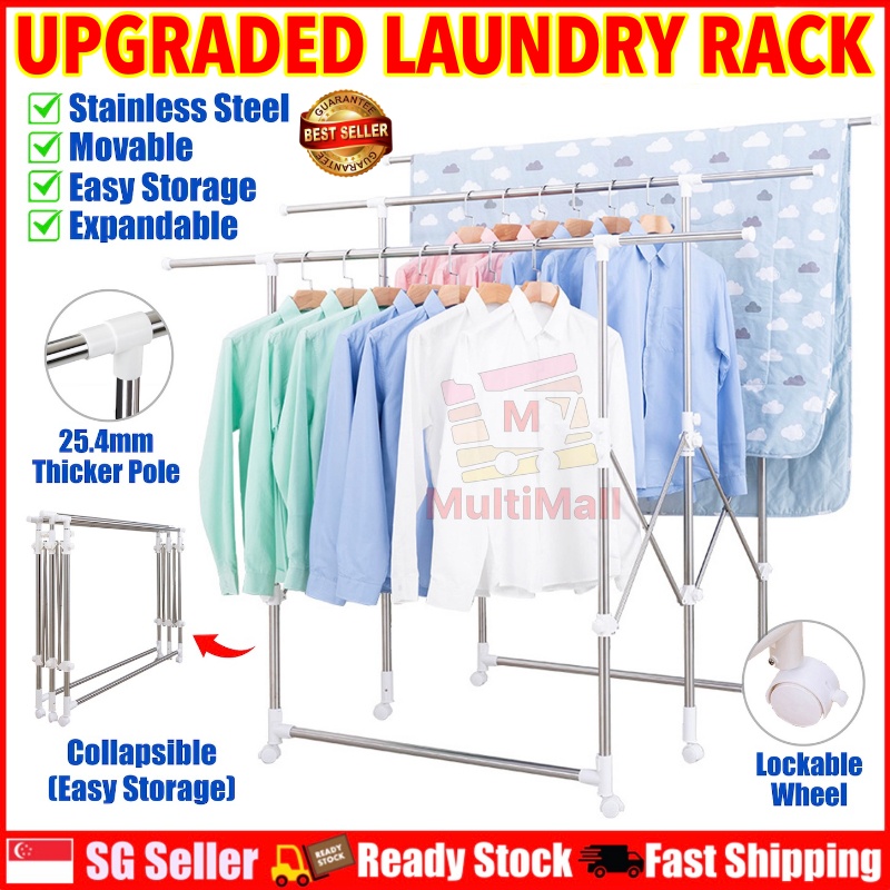 foldable clothes drying rack - Prices and Deals - Feb 2023 | Shopee ...