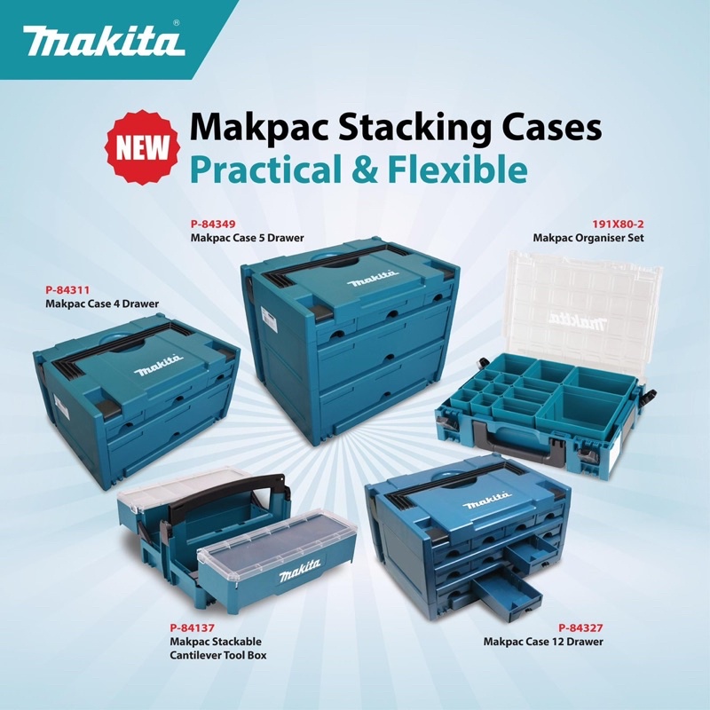 {The Hardware Lab}Makita Makpac Stacking Cases Practical & Flexible ...