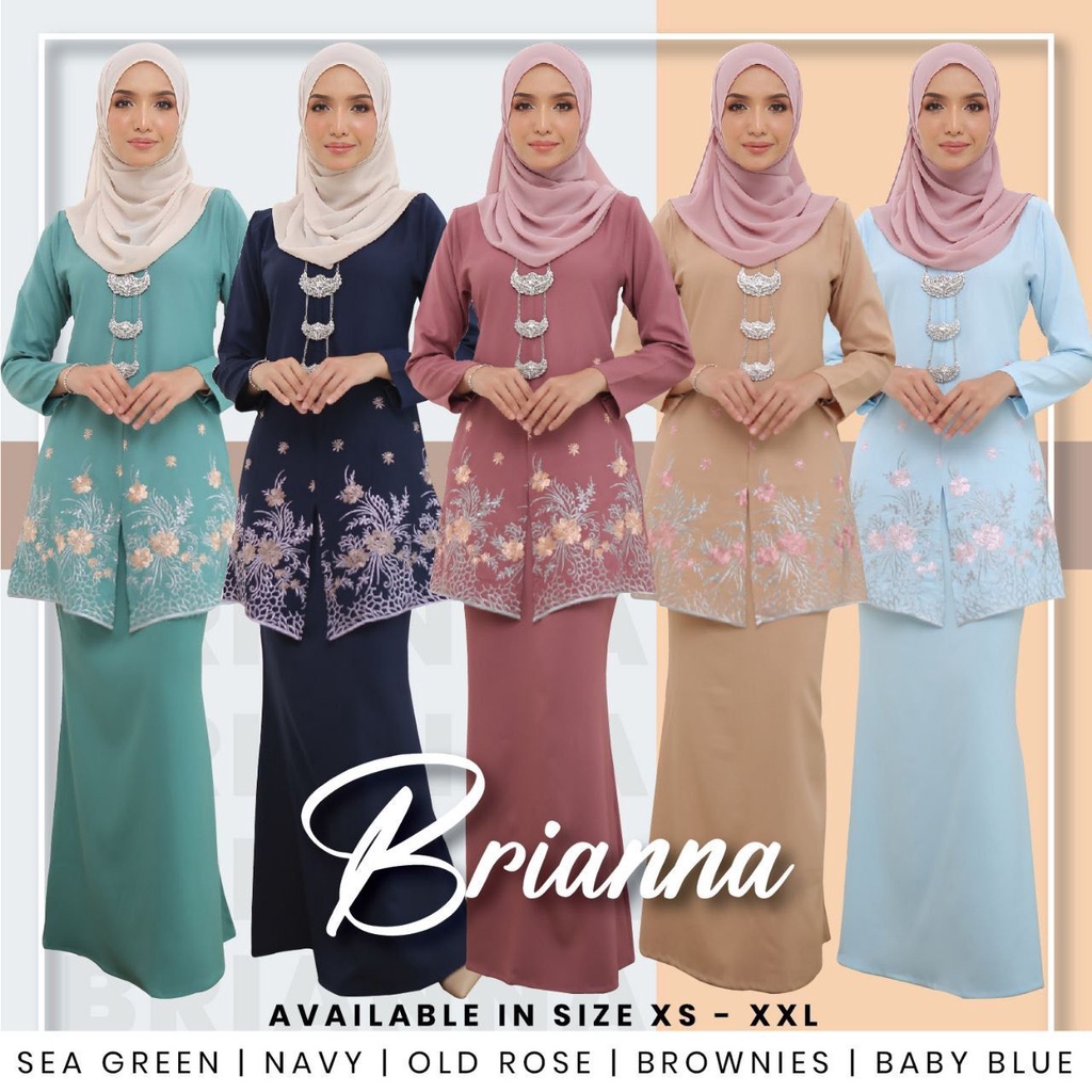 KURUNG BRIANNA SEDONDON SULAM KEBAYA MODEN 2023 KURUNG TUNANG MODEN ...