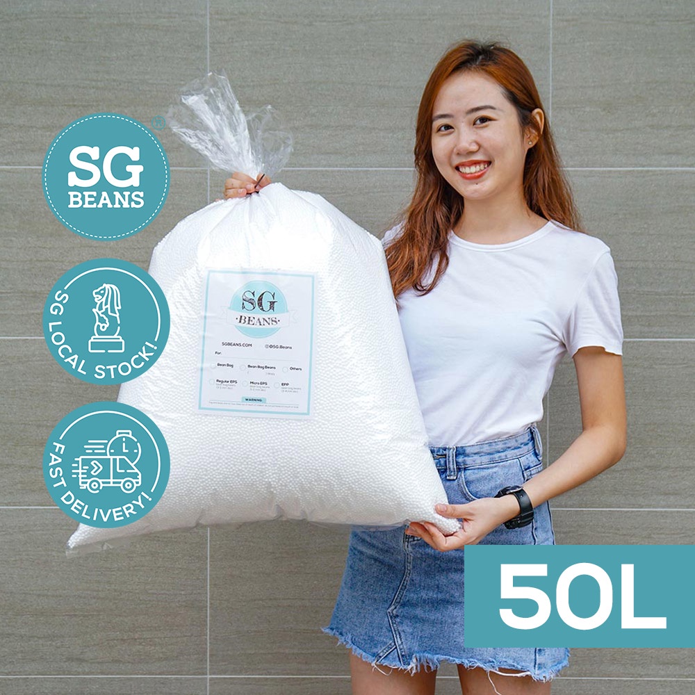 50l Quality Eps Bean Bag Beans Beanbag Refill Filling Beads