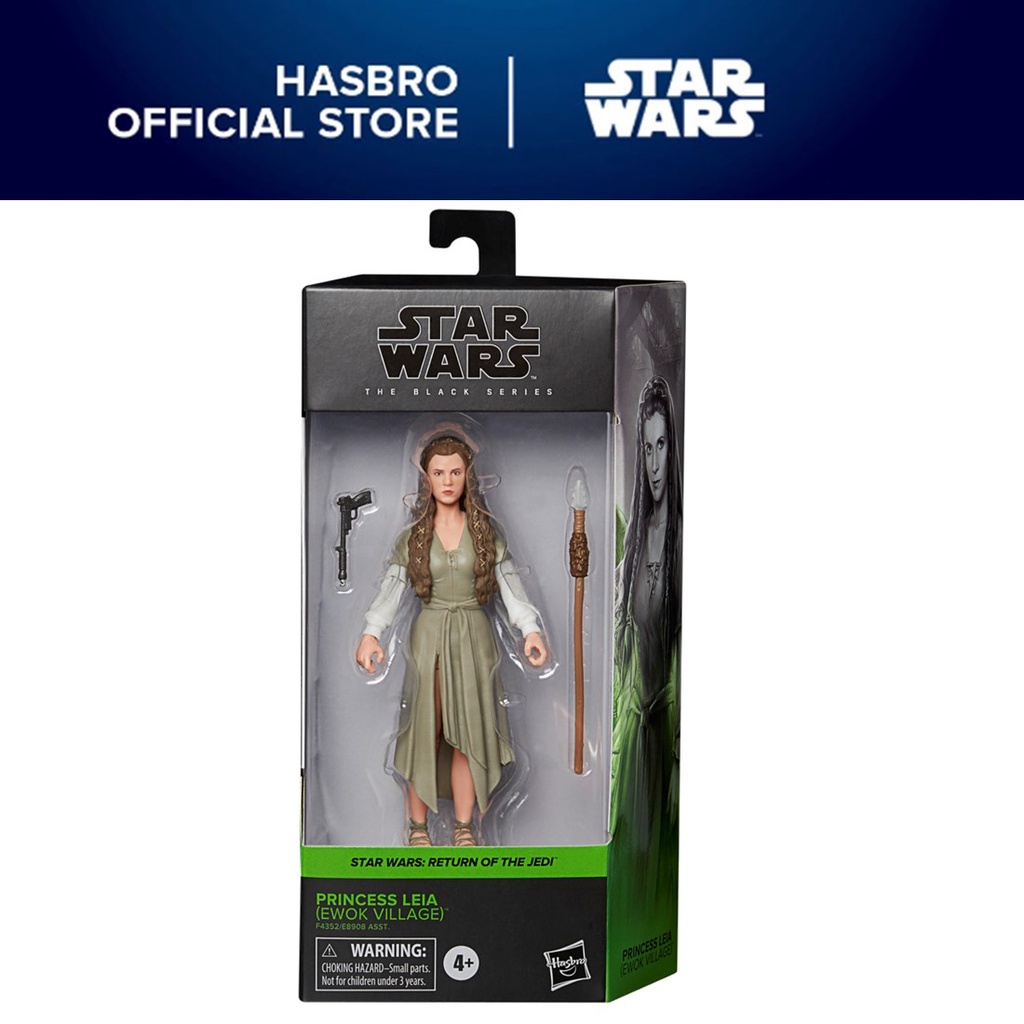 Star Wars The Black Series Princess Leia (Ewok Village) Toy 6-Inch ...