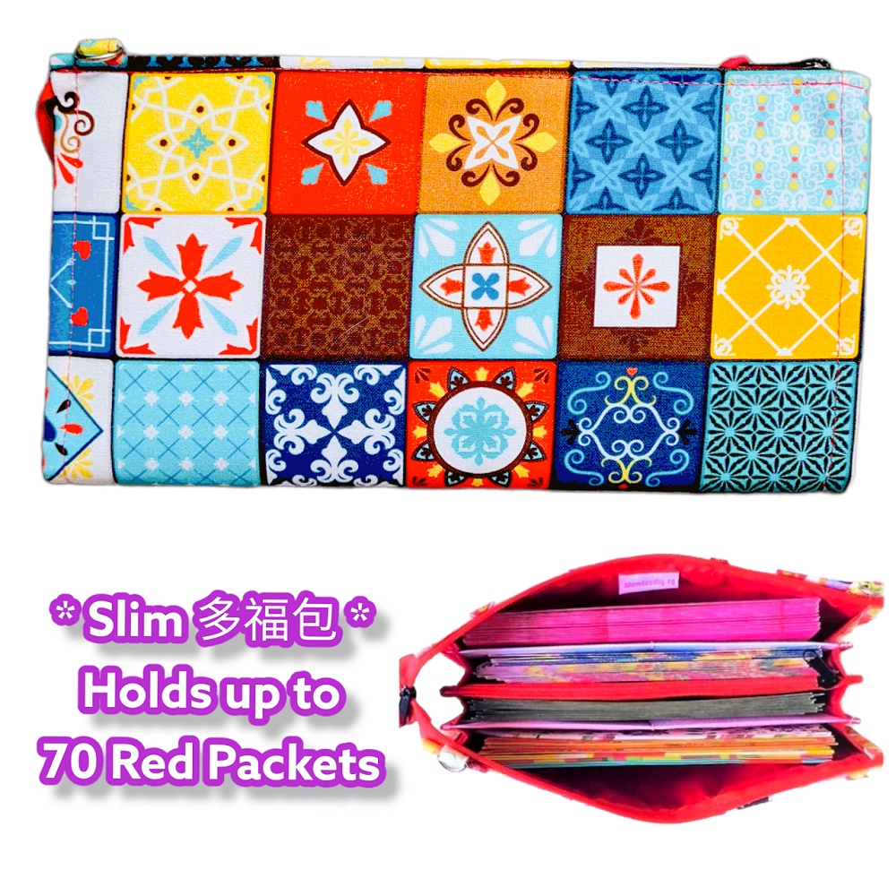 SLIM Red Packet Organizer | Ang Pow Organiser | Slim Organiser 70 Red ...