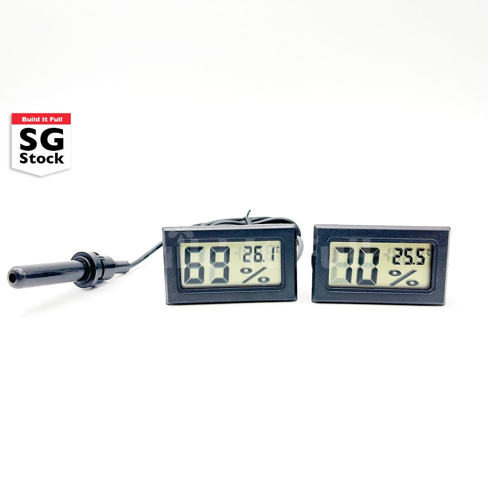 [SG Stock] Digital Hygrometer / Humidity Sensor / Thermometer | Shopee ...