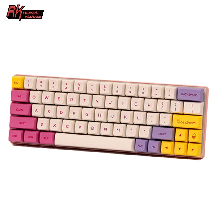 Royal Kludge Xda keycaps Sublimation keycaps137 Keys Honey Milk Keycaps ...