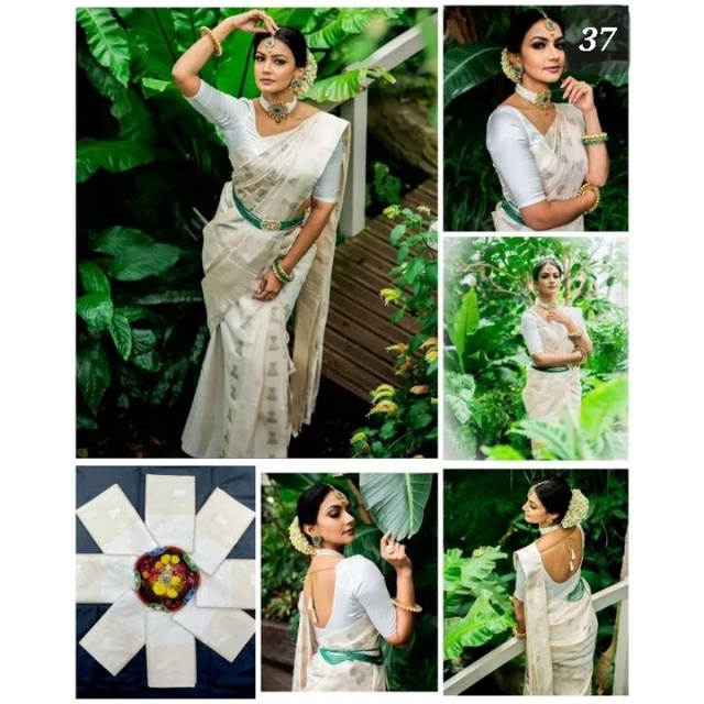 SG READYSTOCK Partywear Soft Lichi Sarees for Women with Beautiful Rich ...