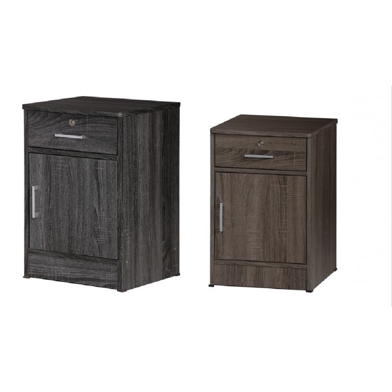 Bedside Table Side Table Storage Cabinet Office Pedestal Multipurpose ...