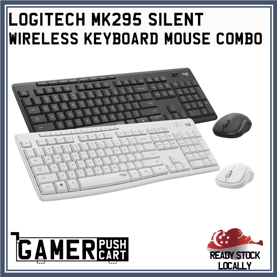 Logitech Mk295 Silent Wireless Keyboard Mouse Combo Shopee Singapore