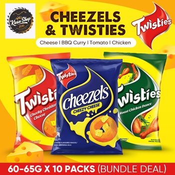 Cheezels/Twisties Assorted Flavours (60g X 10 Packets) | Shopee Singapore