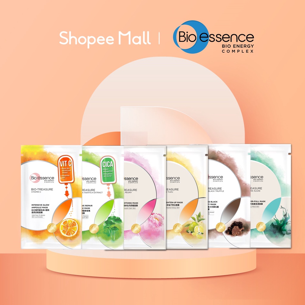 [30 Sheets] BIO ESSENCE Sheet Masks 10s x3 | Bio-Treasure, Bio-Water ...