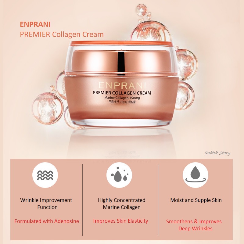 100% Authentic ENPRANI Premier Collagen Cream 150mg (50ml) | Shopee ...
