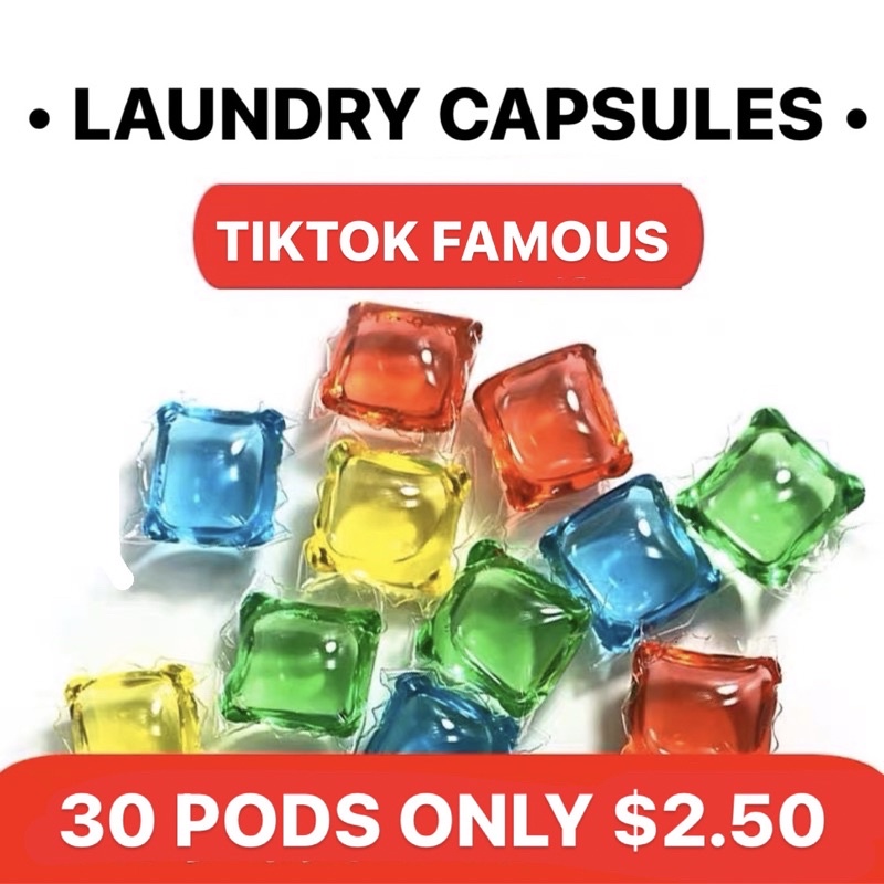 [SG SELLER] 30pods/pack Laundry Capsules Lavender Scent | Shopee Singapore