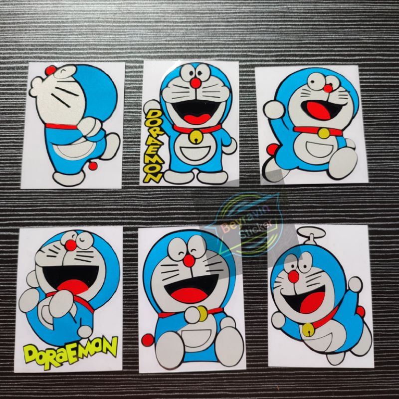 Doraemon cutting Cartoon Sticker | Shopee Singapore