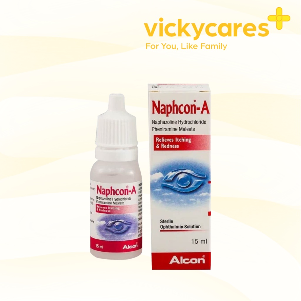 NAPHCON A EYE DROP STERILE OPHTHALMIC SOLUTION (RELIEVES ITCHING ...