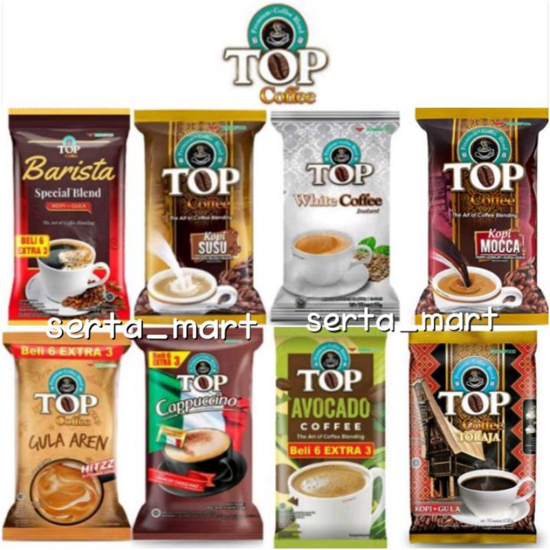 Top Coffee - 3in1 Instant Coffee - Avocado Coffee/Palm Sugar/Barista ...