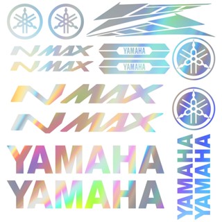 YAMAHA NMAX Holographic Reflective motorcycle stickers waterproof ...