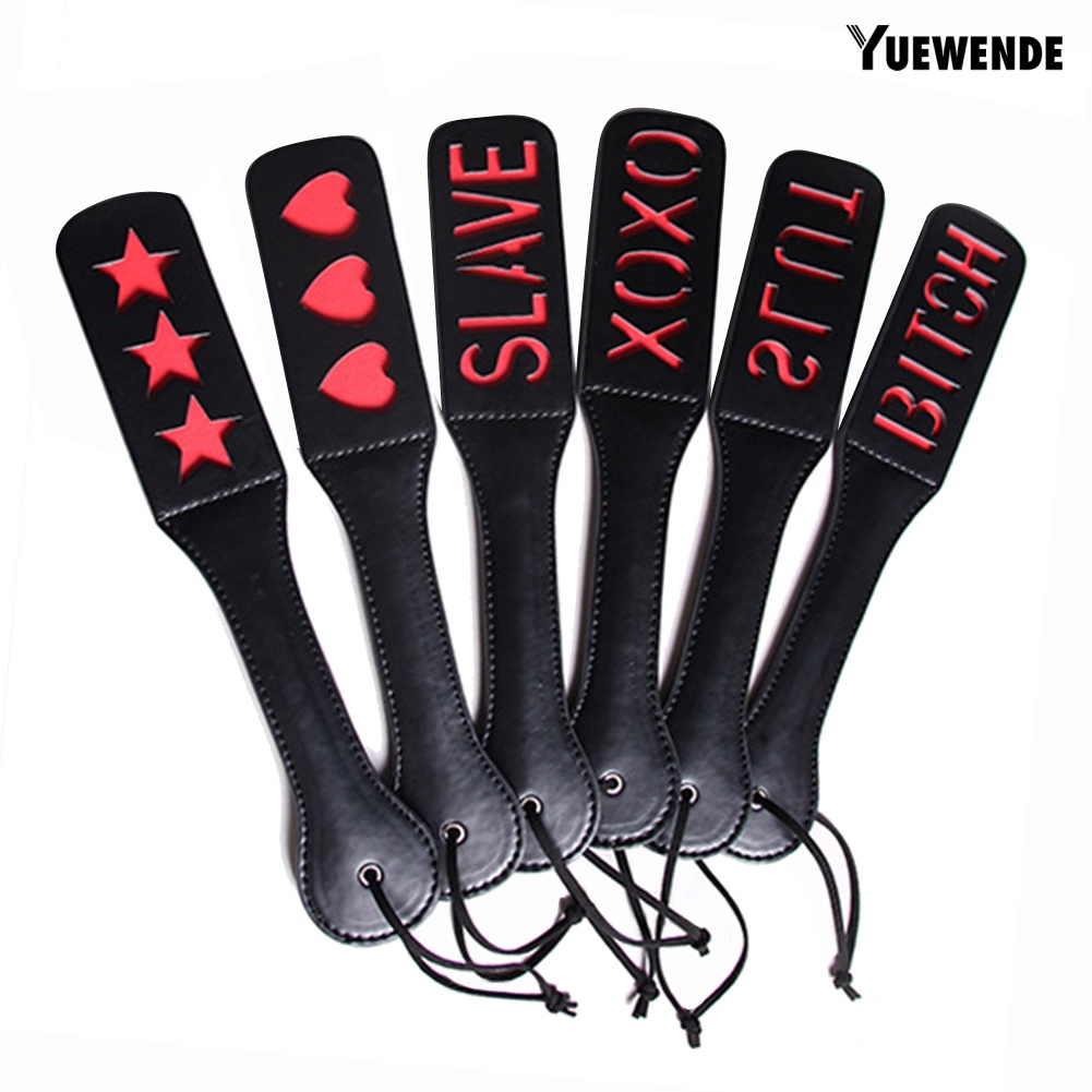 [COD] Sex Double-deck Slave Paddle Butt Whip Faux Leather Spanking ...