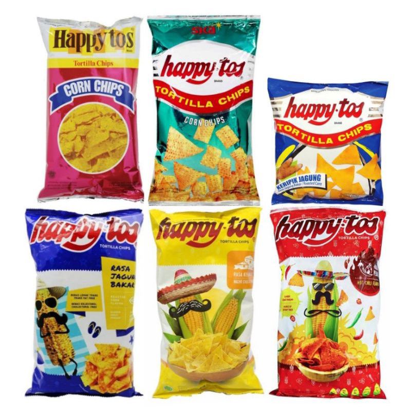MERAH Happy tos tortilla chips happytos Red Corn Flavor happy.tos Heppy ...
