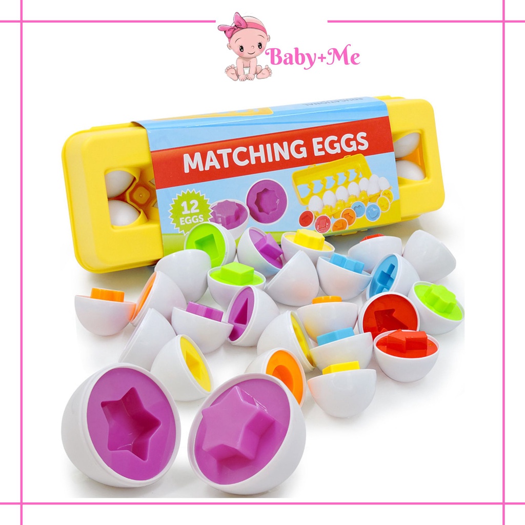 Montessori Matching Egg Identification Color Smart Egg Simulation Egg ...