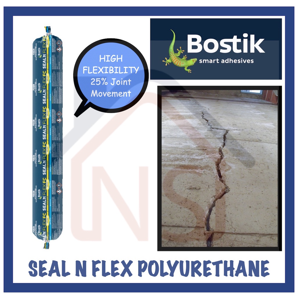 BOSTIK Flex N Seal FC Polyurethane Sealant 600ml Sausage Type (MADE IN ...