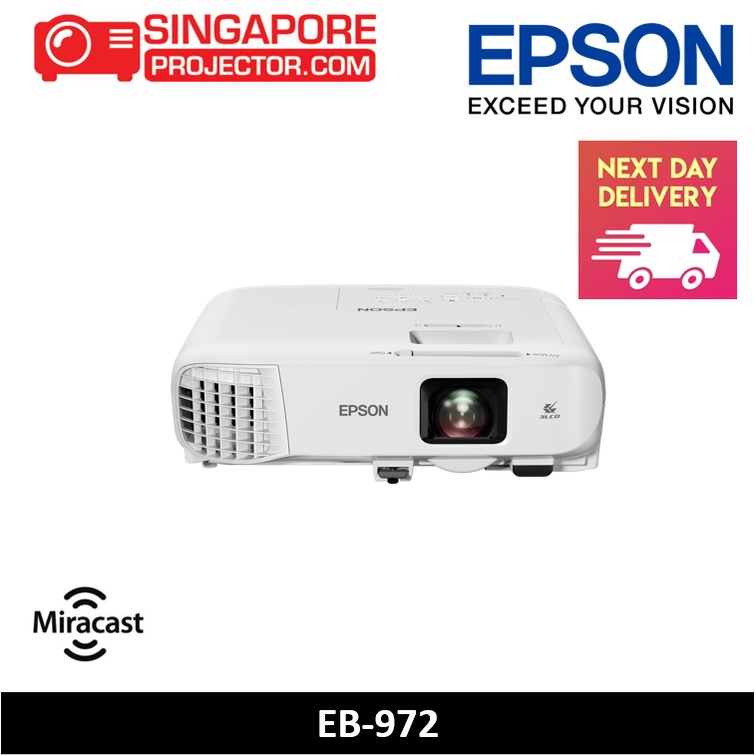Epson EB-972 XGA 3LCD Projector | Shopee Singapore