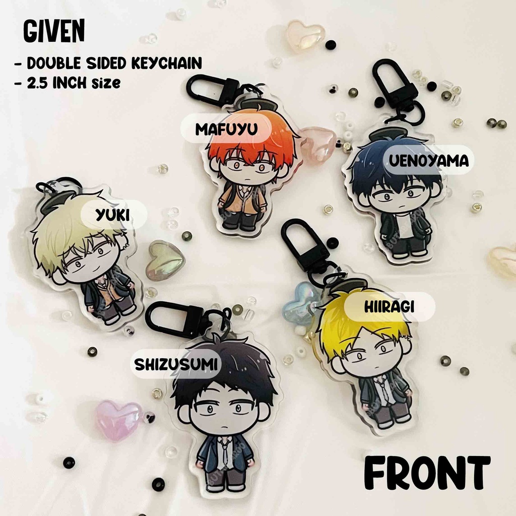 BL Given Keychains (Mafuyu, Uenoyama, Haruki, Akihiko, Yuki, hiiragi ...