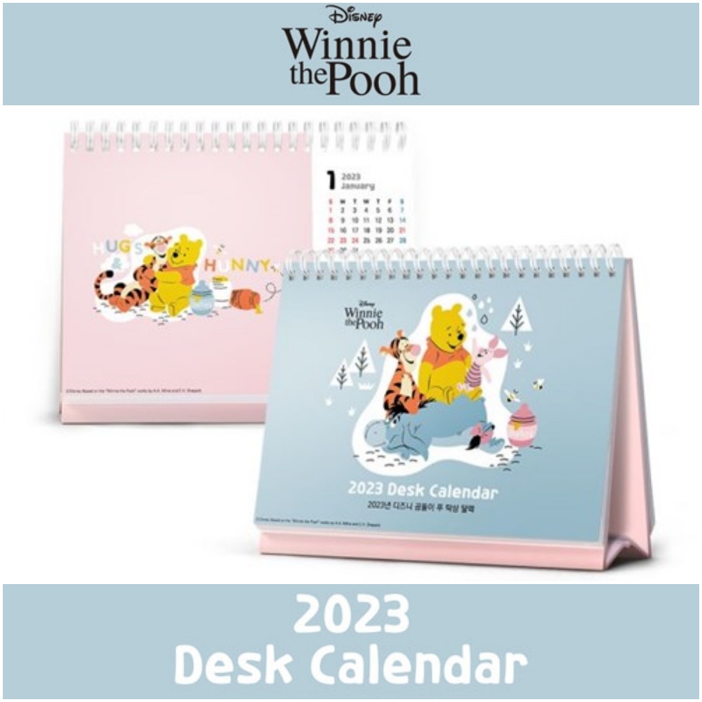 Disney Winnie the Pooh 2023 Desk Calendar / Table Daily New Year Cute ...
