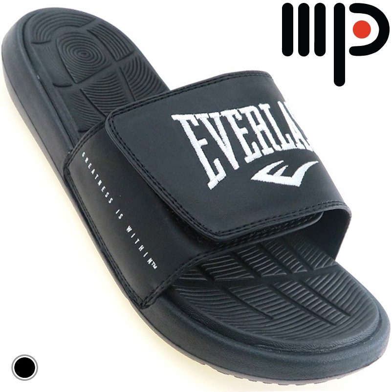 Moda Paolo Everlast Men Slides in Black/White Colour (0040) | Shopee ...