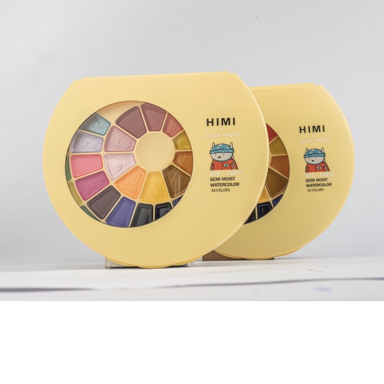 HIMI X Alien Frens Semi Moist Watercolour Paint Set with Neon and ...