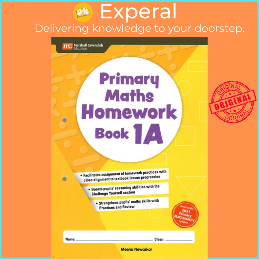 Primary Maths Homework Book 1A by Meena Newaskar (paperback) | Shopee ...