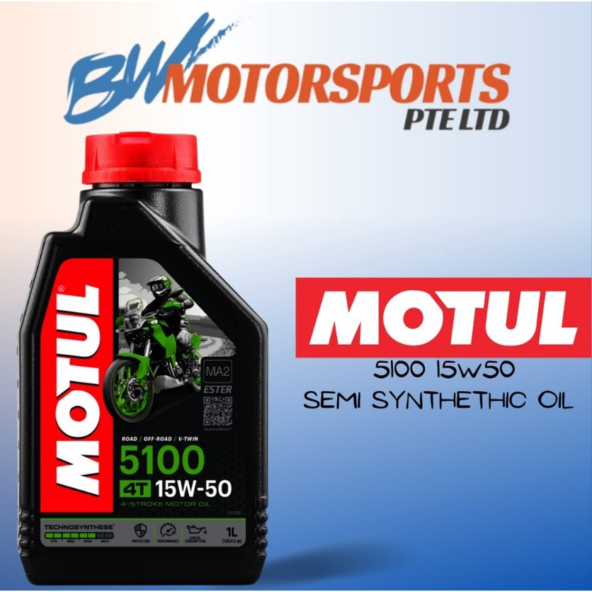 MOTUL 5100 15W-50 4T (1 Litre) | Shopee Singapore